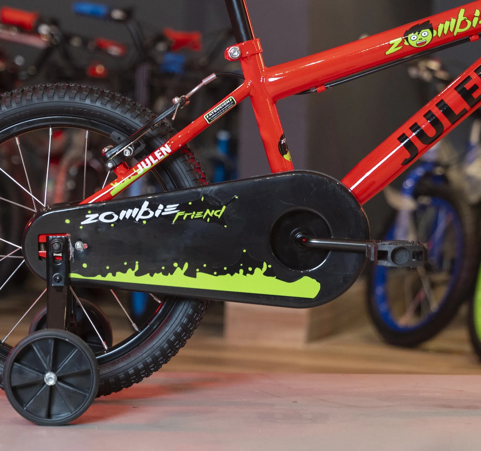 Bic. 16 BMX Julen Zombie Niño (alloy v-brake) Negro/Rojo – SUNRIDE BIKE ...